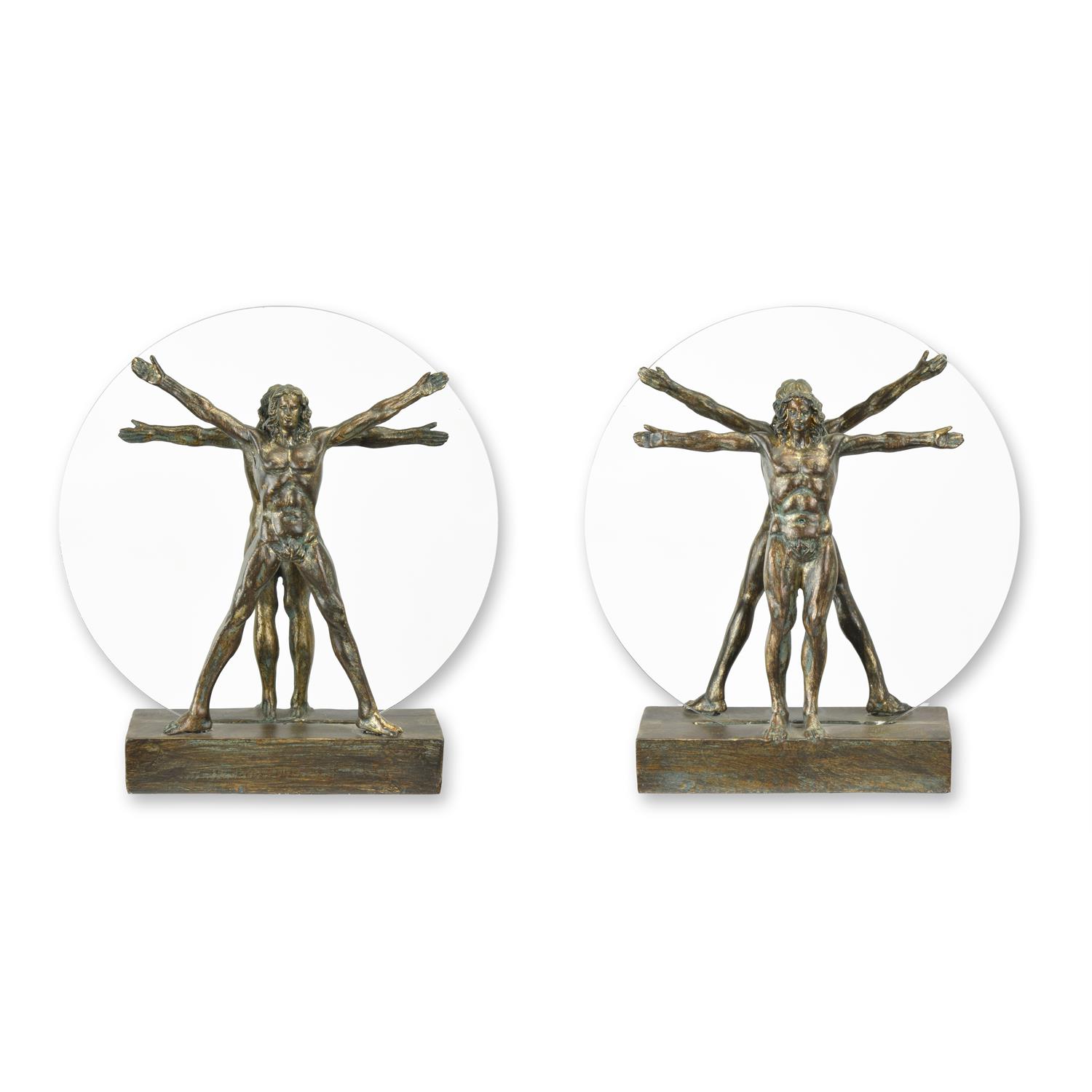 Decosite.com : A RESIN FIGURINE OF THE VITRUVIAN MAN